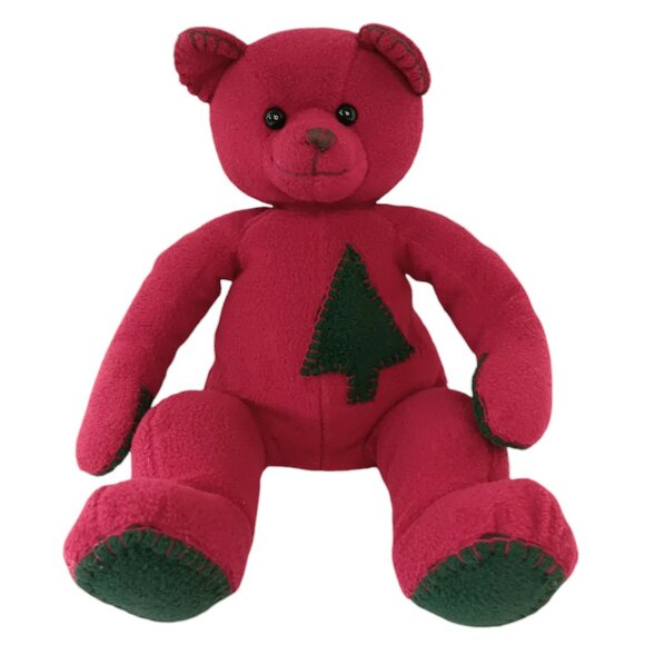 L.L. Bean | Holiday | Ll Bean Red Green Fleece Bear Stuffed Animal ...